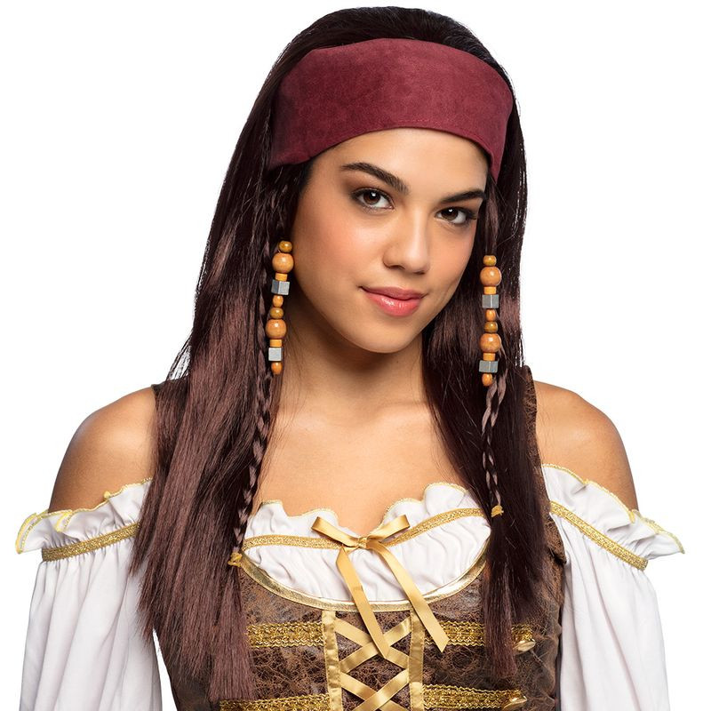 Grossiste Perruque Pirate Trinity avec bandana | Réservé aux ...