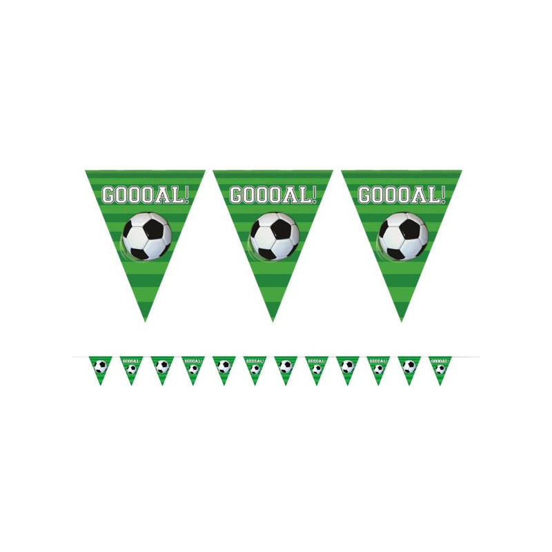 Grossiste Guirlande FOOT GOAL 12 fanions 365 cm | Réservé aux ...