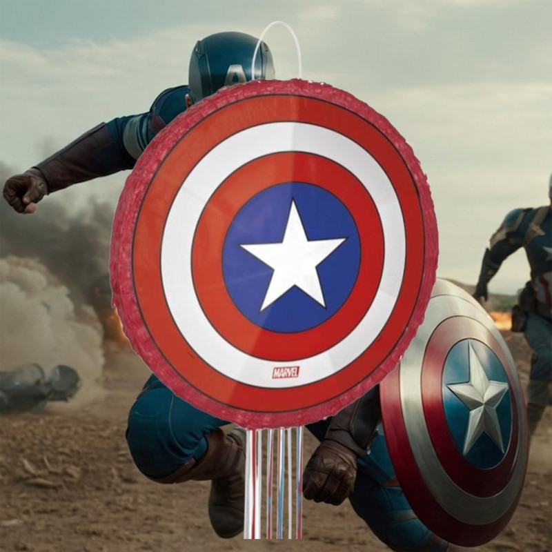 Grossiste Pinata à tirer Marvel Captain America Bouclier 45 x 45 cm ...