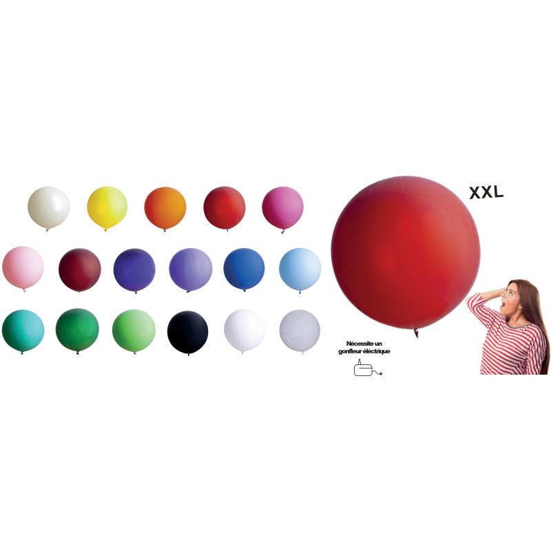 Grossiste Ballon géant uni 90cm blanc | Réservé aux professionnels | CDA