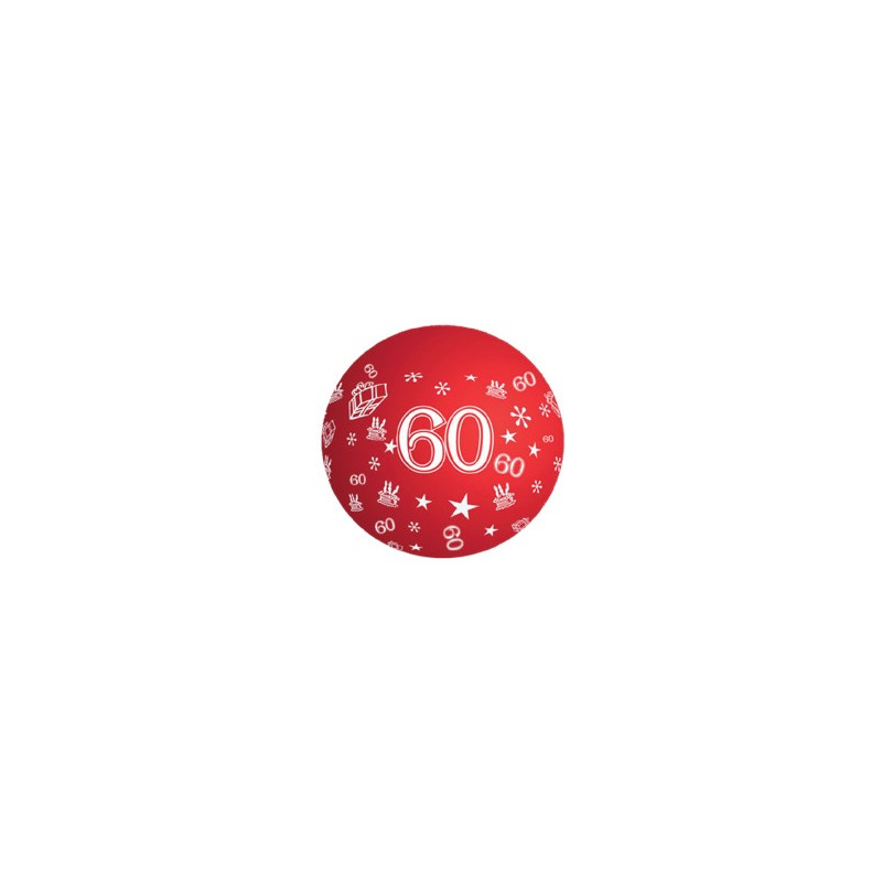 Grossiste Ballon géant 90cm Chiffre 60 coloris aléatoires | Réservé aux ...