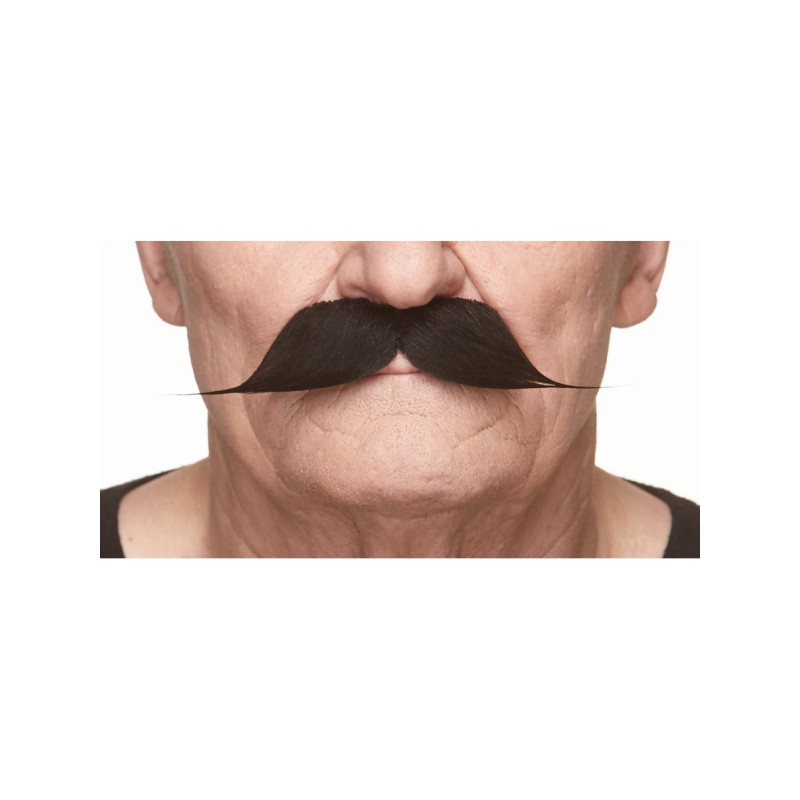 Grossiste Moustache Dandy - Noire (012) | Réservé aux professionnels | CDA