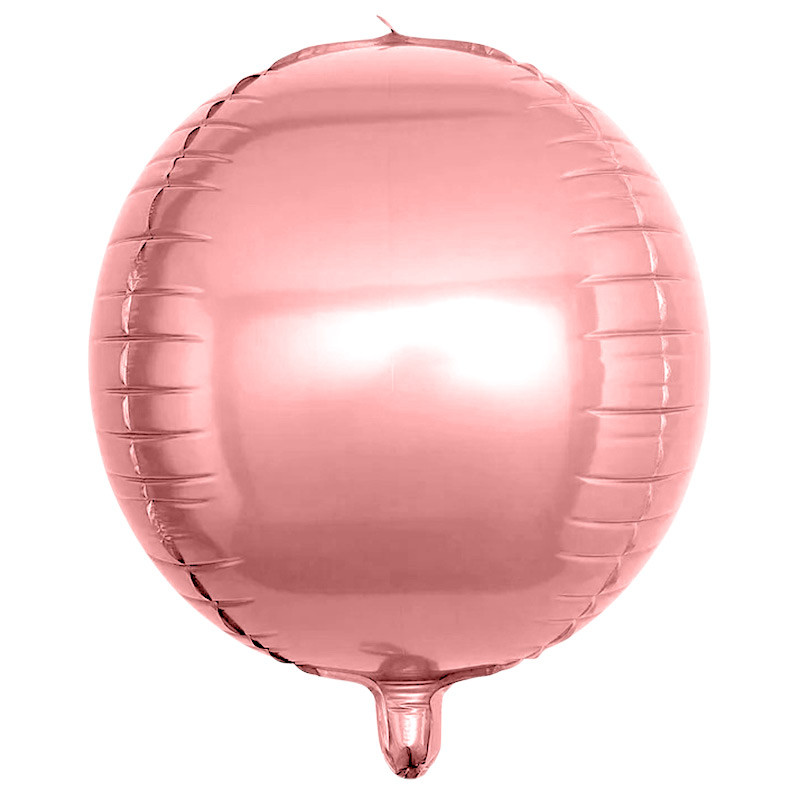 Grossiste Ballon foil SPHERE 3D ROSEGOLD 45 cm | Réservé aux ...